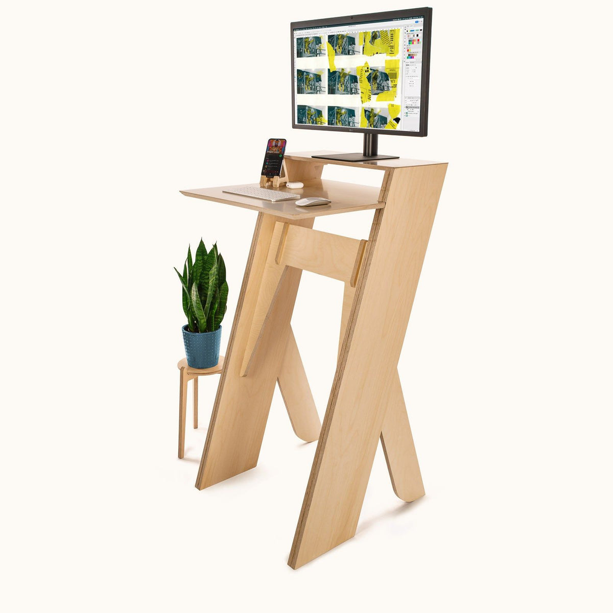 Lambda Standing Desk - 24" | Home Office Desks | Work From Home Desks ...