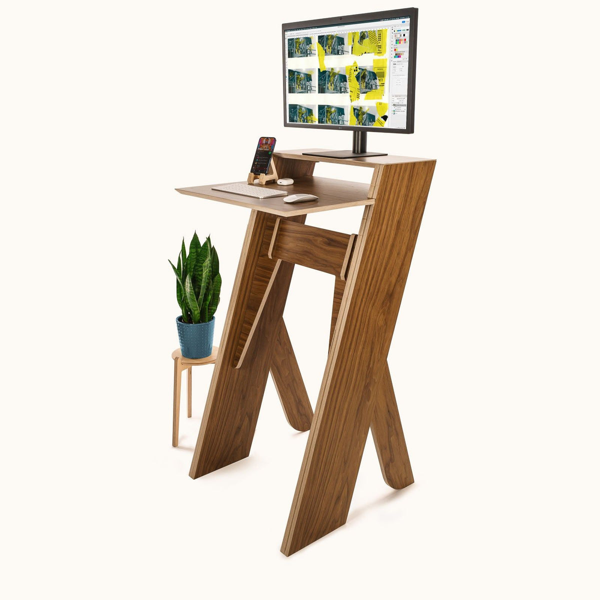 Lambda Standing Desk - 47” | Home Office Desks | Work From Home Desks ...