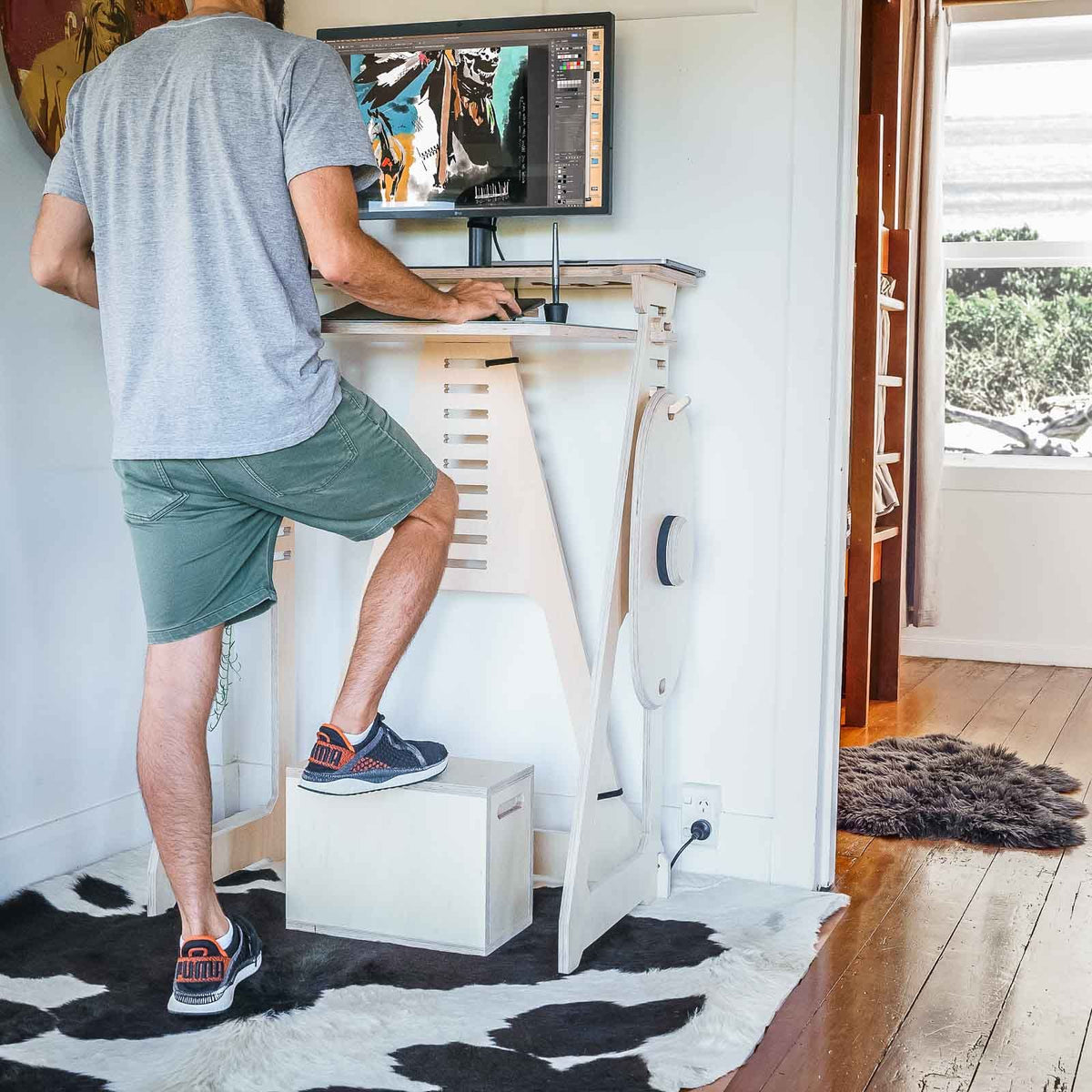 Move Box | Plyometric Box for Standing Desks | Work From Home Desks